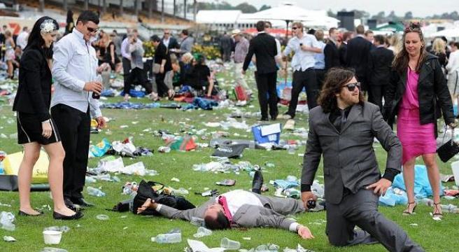 Racegoers behaving badly II
